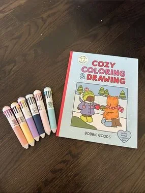 languo | Office | New Bobbie Goods Cozy Coloring Drawing Book With Six ...
